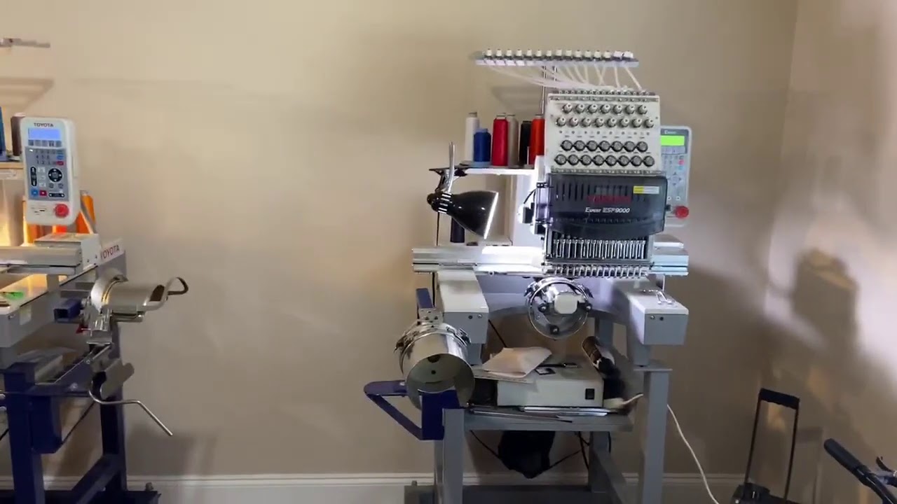 Embroidery Shop Tour - YouTube