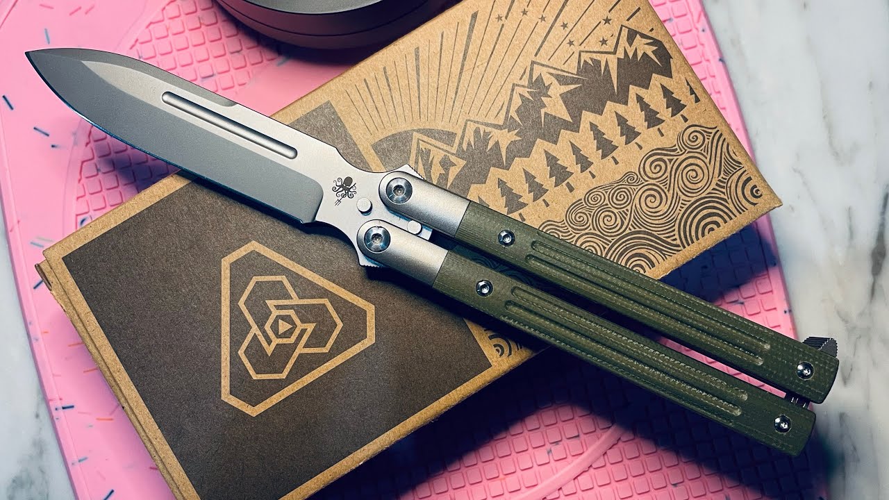 Prometheus Design Werx SPD Invictus Bali-B - Canvas Micarta - YouTube