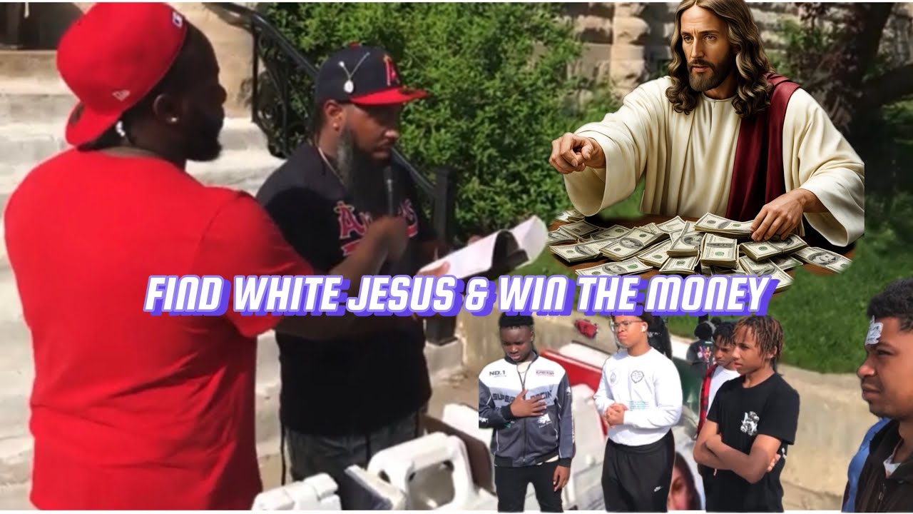 MONEY ON THE FLOOR !!! THEY BET US ON THE REAL DESCRIPTION OF JESUS ...