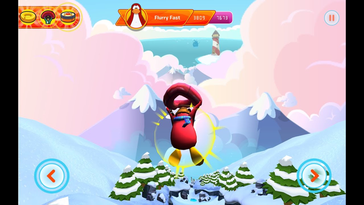 Club Penguin: Sled Racer for iOS - Sneak Peek Gameplay Trailer - YouTube