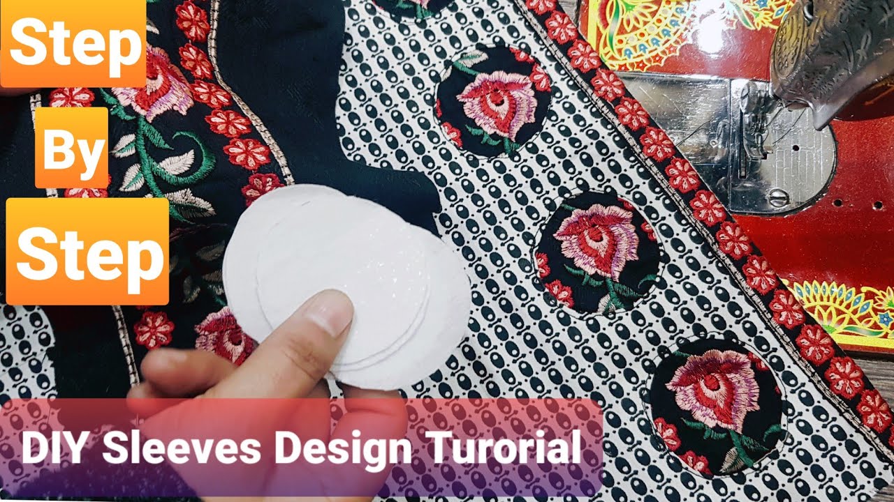 DIY Sleeves Design Tutorial | SLEEVES Design Hack |Step By Step Tutorial Of Stylish Sleeves ...