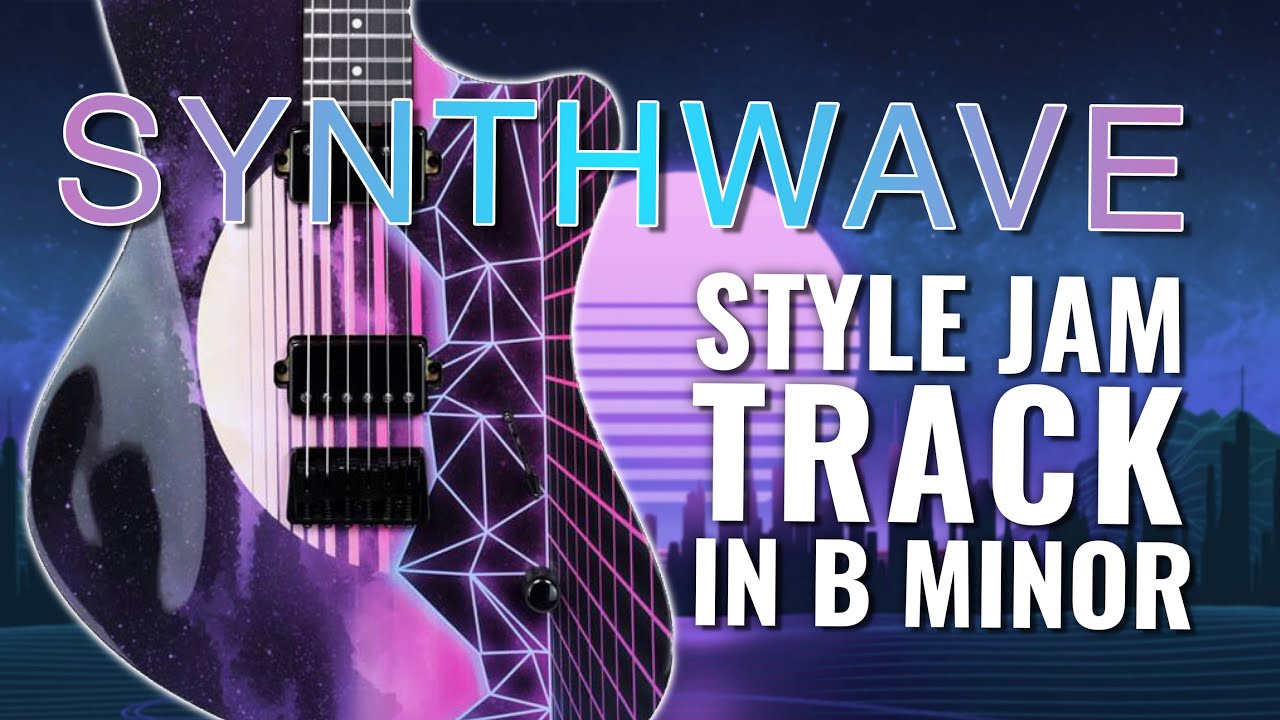 Bass Jam Track - Uplifting 80's Synthwave Style Guitar Backing Track ...