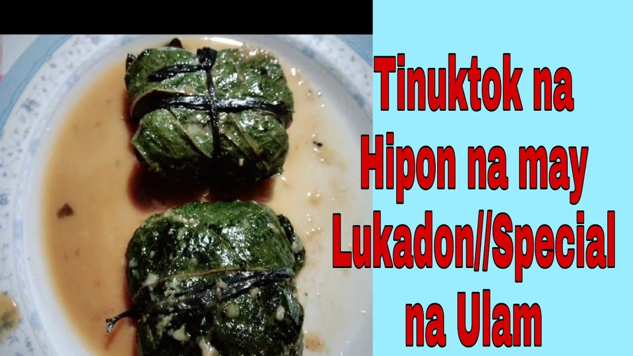 Tinuktok na Hipon na may Lukadon//Special Ulam#cookingvedio # ...