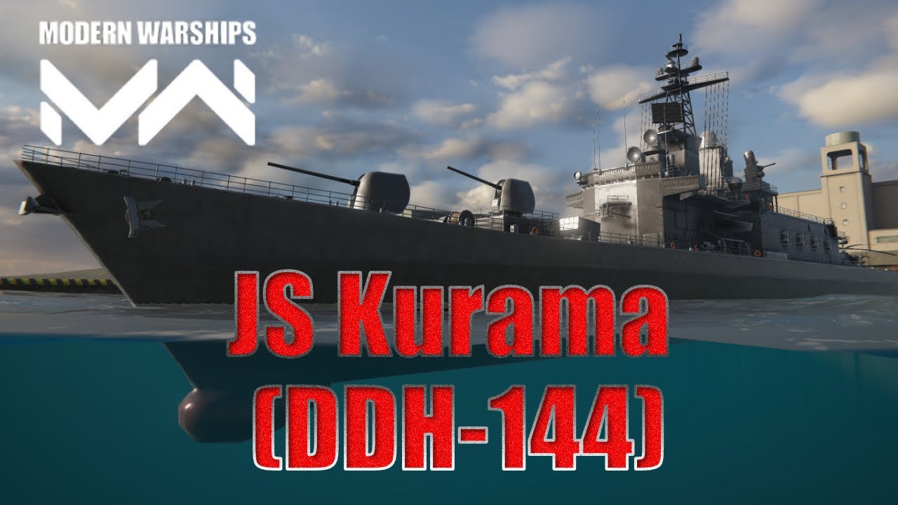 JS Kurama (DDH-144) intense fight gameplay MODERN WARSHIPS - YouTube