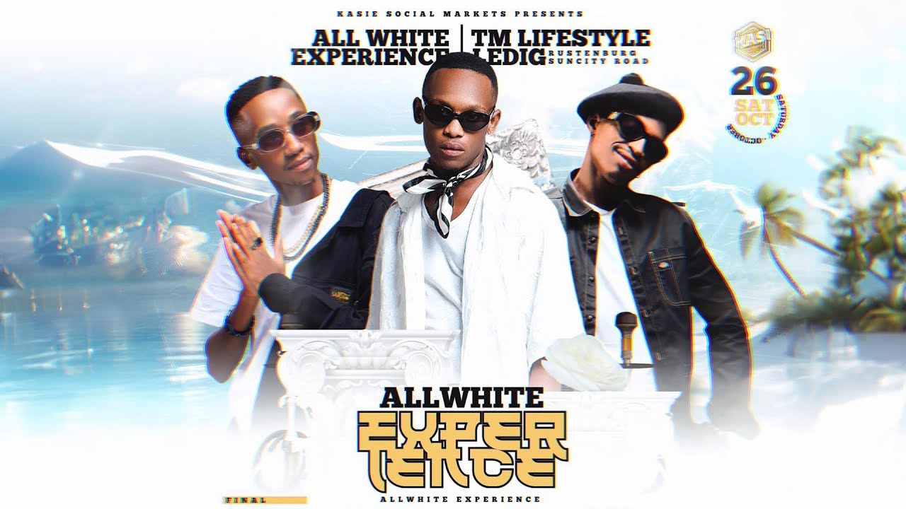 KASI SOCIAL MARKETS ALL WHITE EXPERIENCE #scottsmaphuma #Cowboii # ...