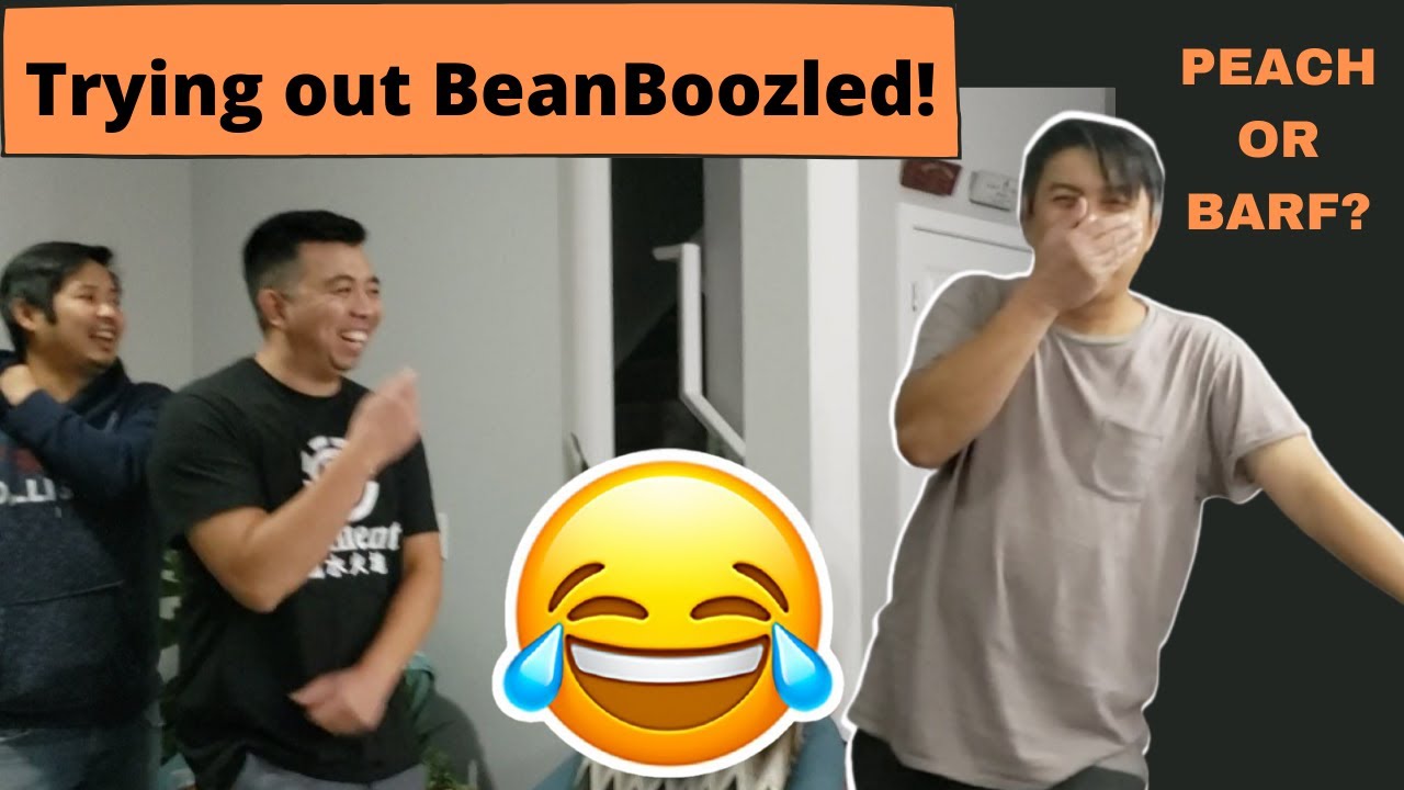 Peach or Barf? Papa's 1st BeanBoozled Experience - YouTube