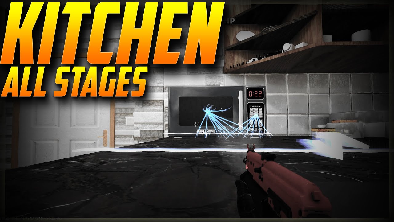 CS:GO Zombies | Kitchen (v2) - All Stages - YouTube