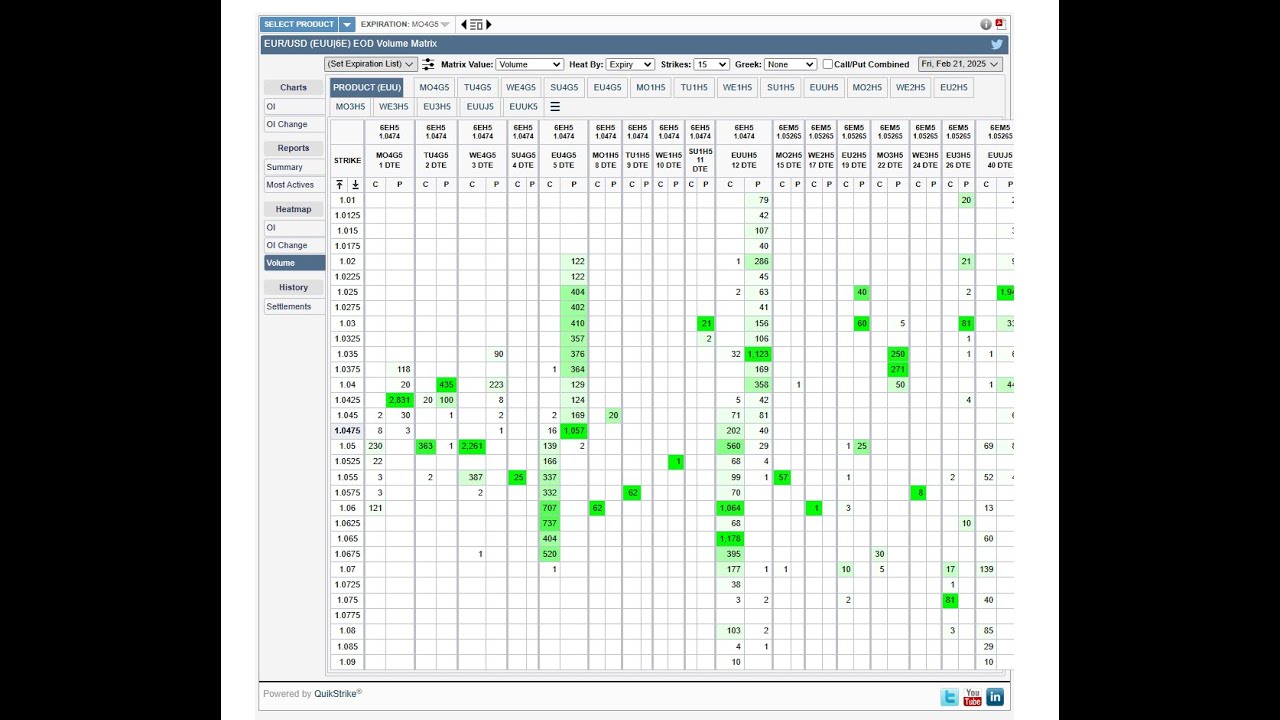 HOW TO USE CME VOLUME MATRIX TO TRADE - YouTube
