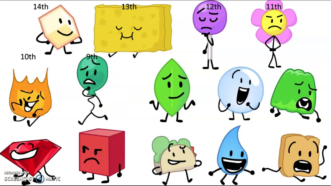 BFB 20 Worst To Best - YouTube