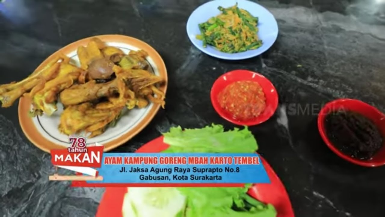 Dani Izone Nyicipin Nikmatnya Ayam Kampung Goreng Mbah Karto Tembel ...