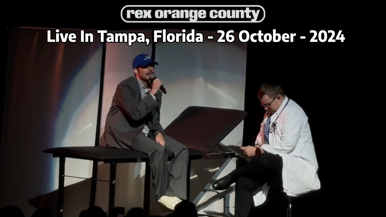 Rex Orange County - Live In Tampa, Florida - October 26th 2024 - Full ...