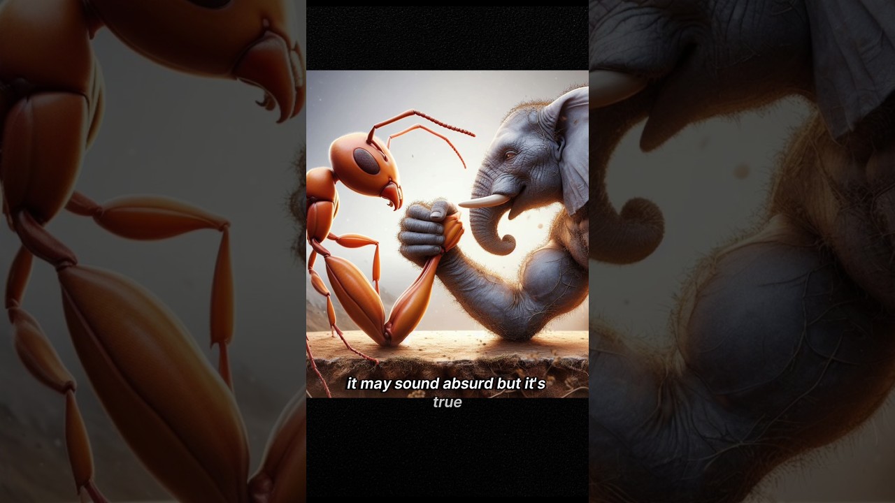 DID YOU KNOW THAT ANTS ARE HEAVYER THAN ELEPHANTS? #facts # ...