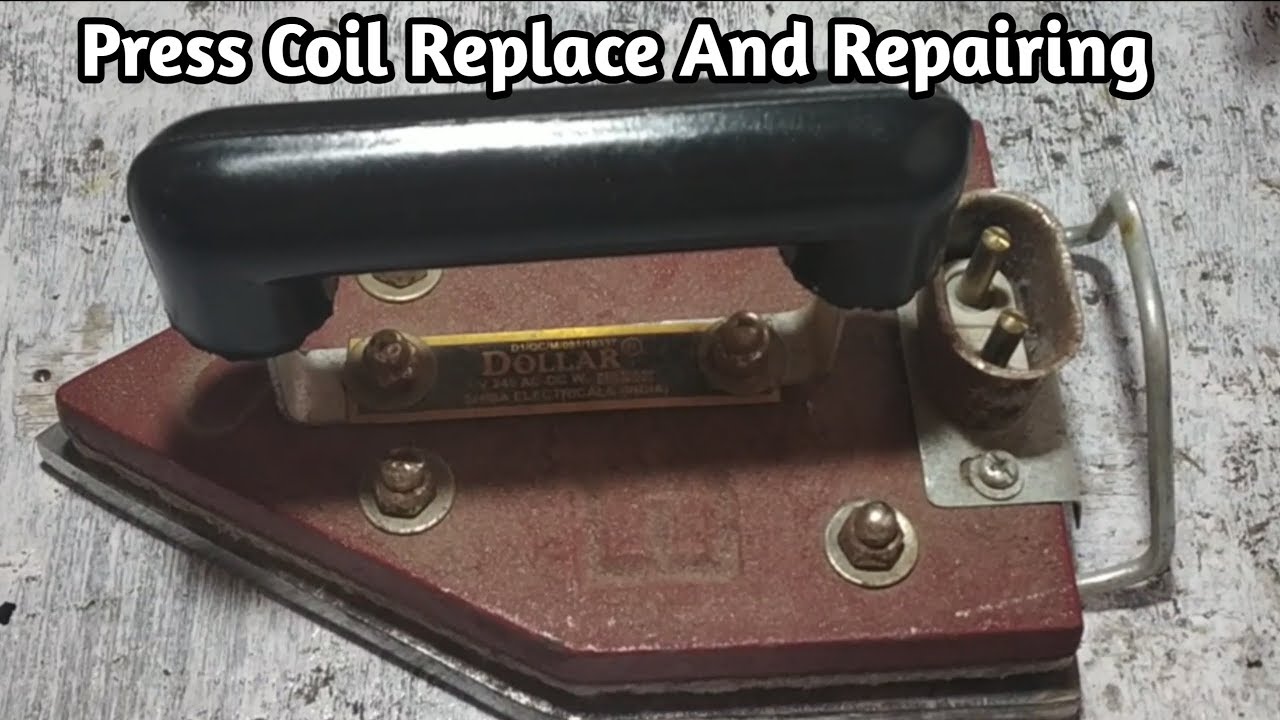 Press Repair | Iron Press Element Replace | - YouTube