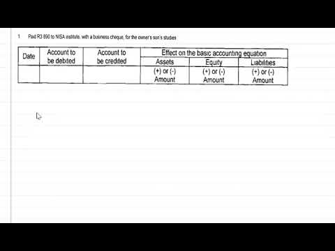 Accounting Equation: AOL. Grade 10 - YouTube