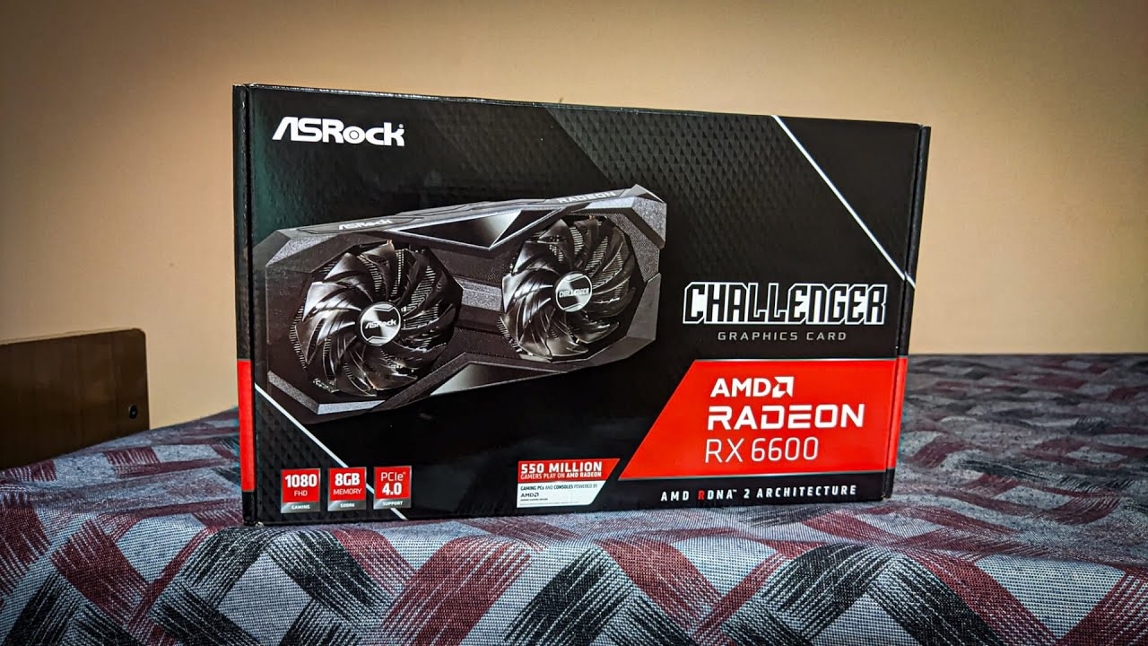 Unboxing RX6600 8GB Asrock! Minha nova PLACA DE VÍDEO!! - YouTube