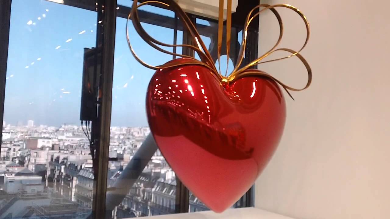 Hanging Heart (Red/Gold) 1994-2000 Jeff Koons 1955 Centre Pompidou ...