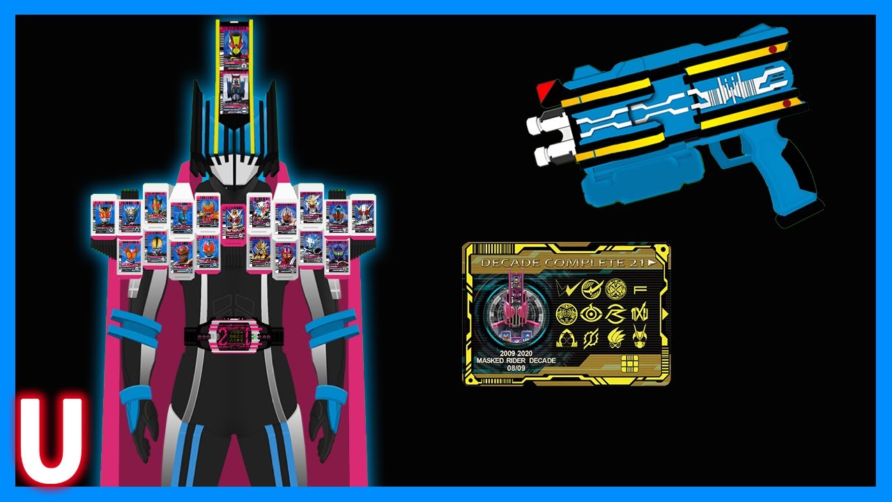【Kamen Rider Decace】Kamen Rider Diend Complete 21 Form - YouTube