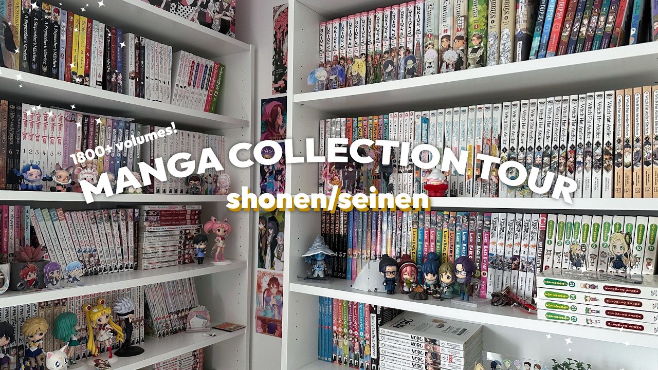 MANGA COLLECTION TOUR 2026 🌸 part 1 - shonen/seinen - YouTube