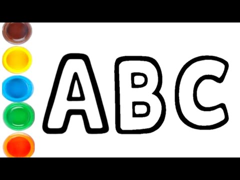 How To Draw ABC | Drawing For Kids And Toddlers | Umairs 3D Art - YouTube