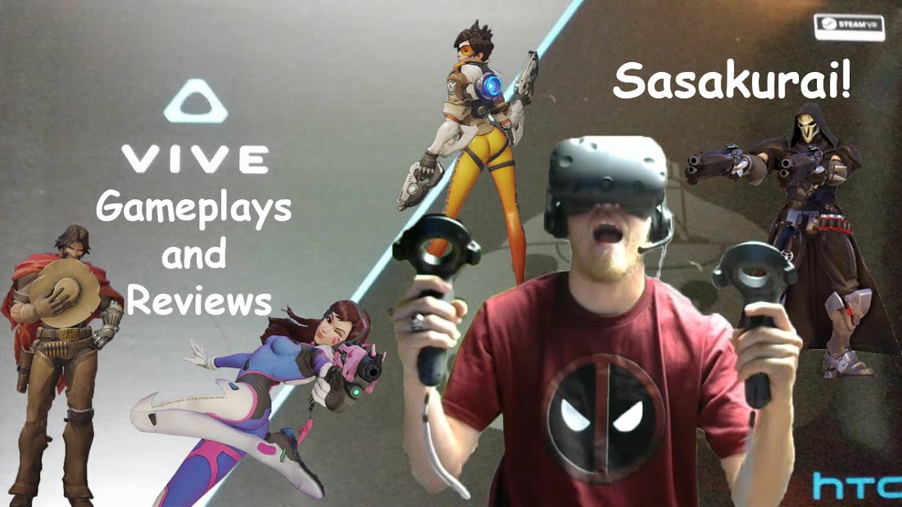 VR Overwatch Guns! (Htc Vive - Overwatch VR Guns Demo) Tracer, McCree ...