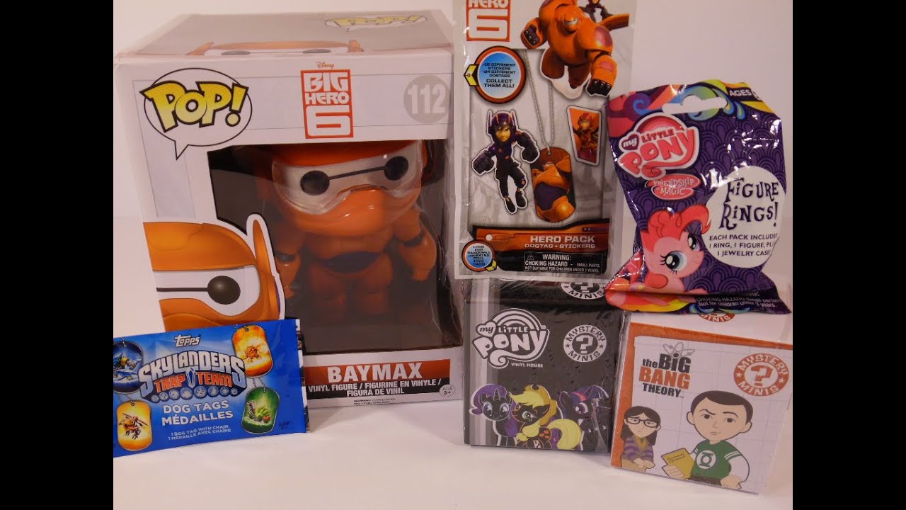 Opening A Vinyl Armored Baymax With Some Blind Bags And Boxes - YouTube