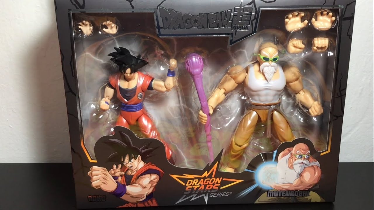 Dragon Stars Con Exclusive 2-Pack: Goku & Muten Roshi Action Figure ...