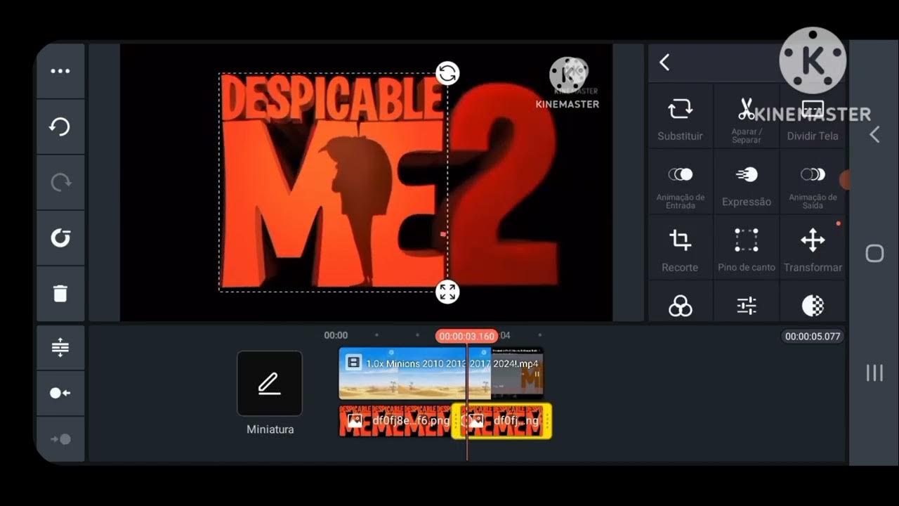 Despicable me 2 do Kinemaster logo speedrun - YouTube