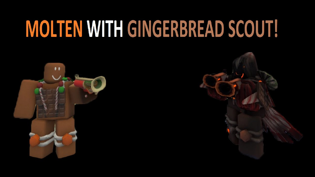Molten with Gingerbread Scout! Tower Defense SImulator - YouTube