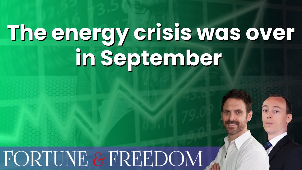 The energy crisis was over in September - YouTube