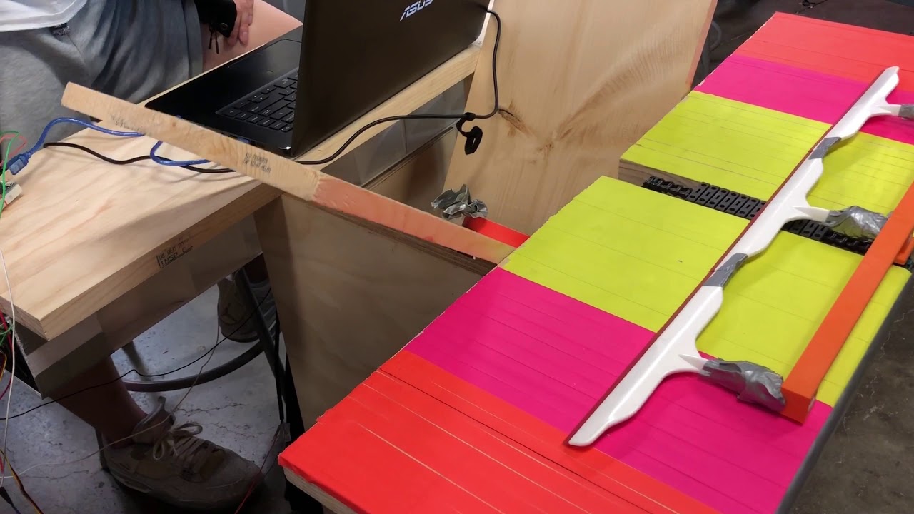 Self-cleaning table update - YouTube