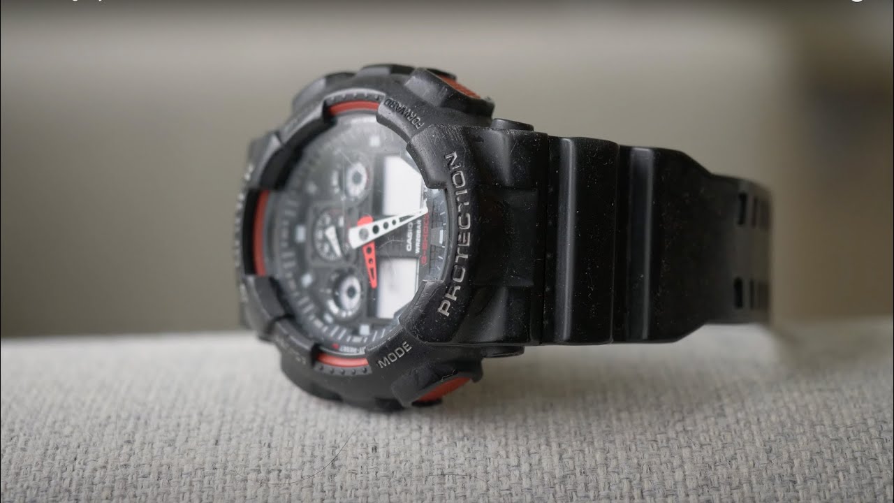 Restoring My Beat-Up Watch - Casio G-Shock GA100 - YouTube