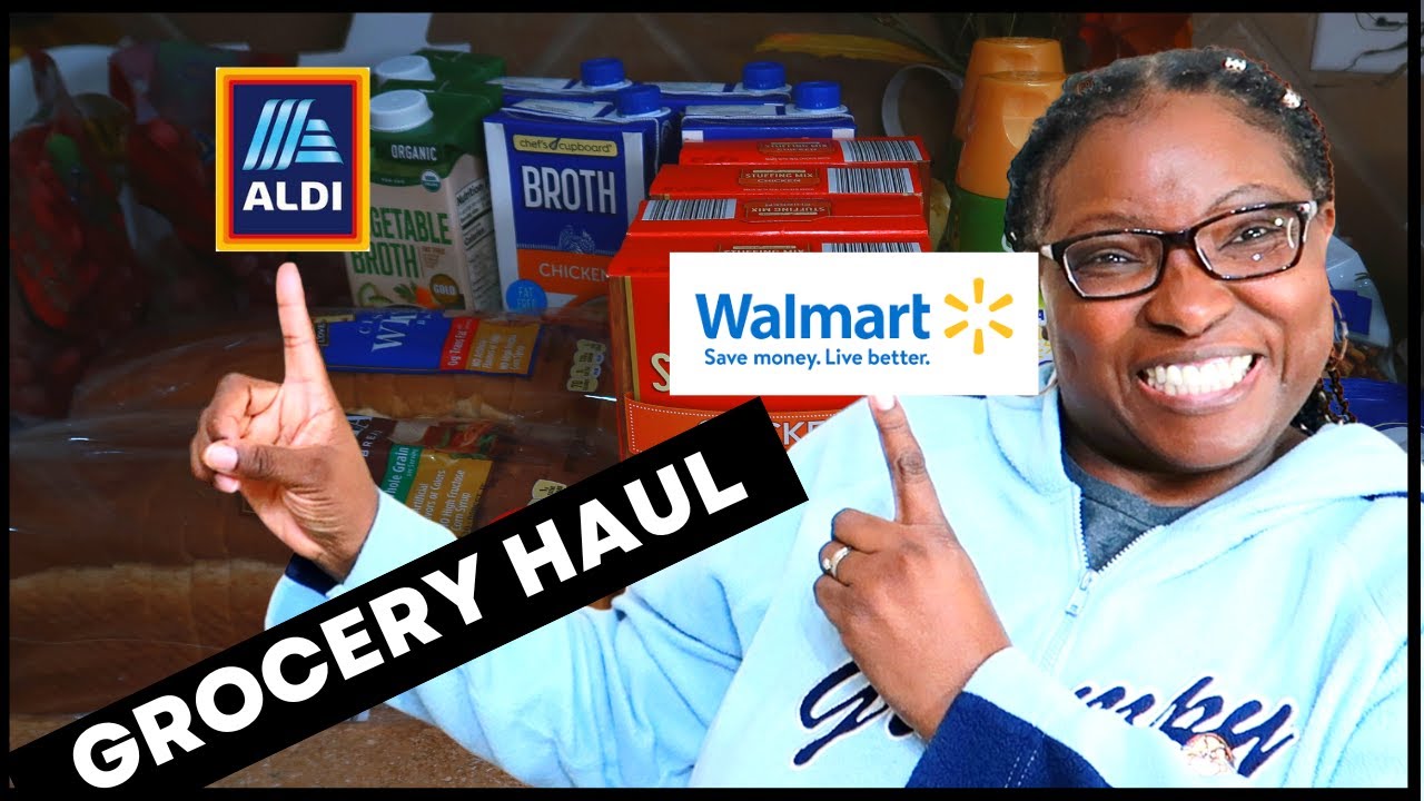 Sam's, Aldi & Walmart Grocery Haul With Prices | Prepping for ...