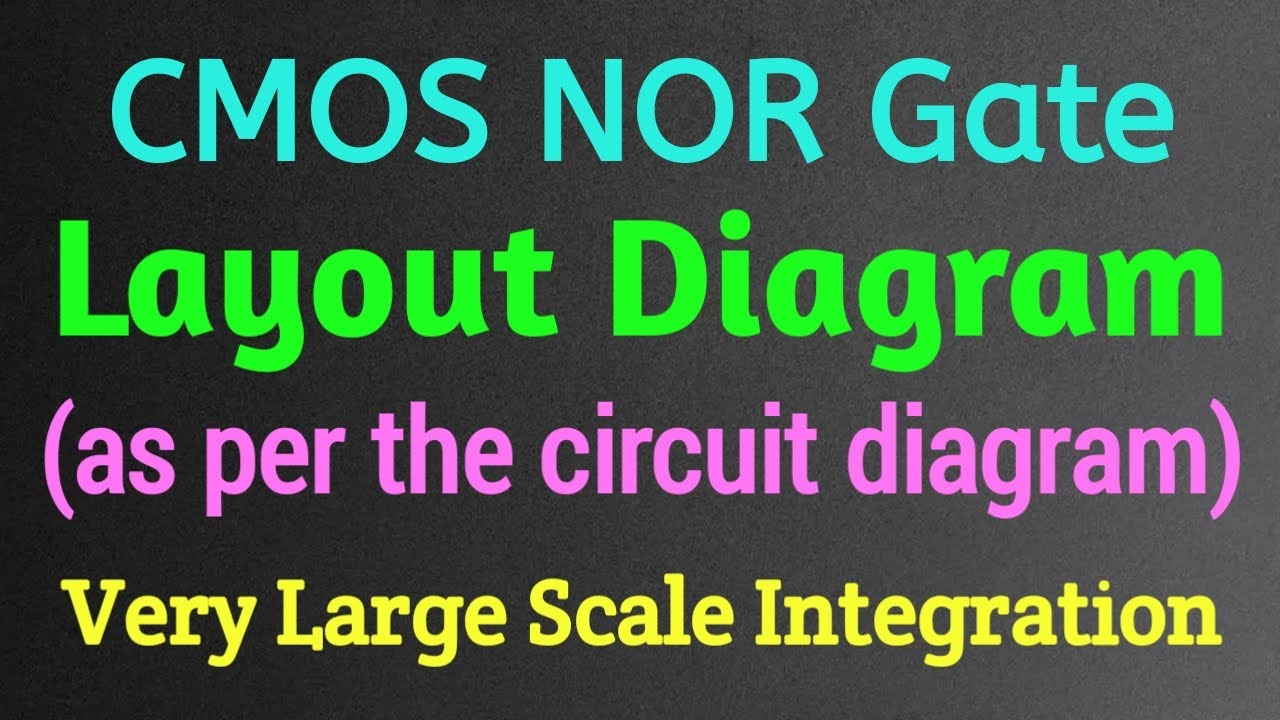 Design of CMOS NOR Gate Layout Diagram using Microwind Software as per ...