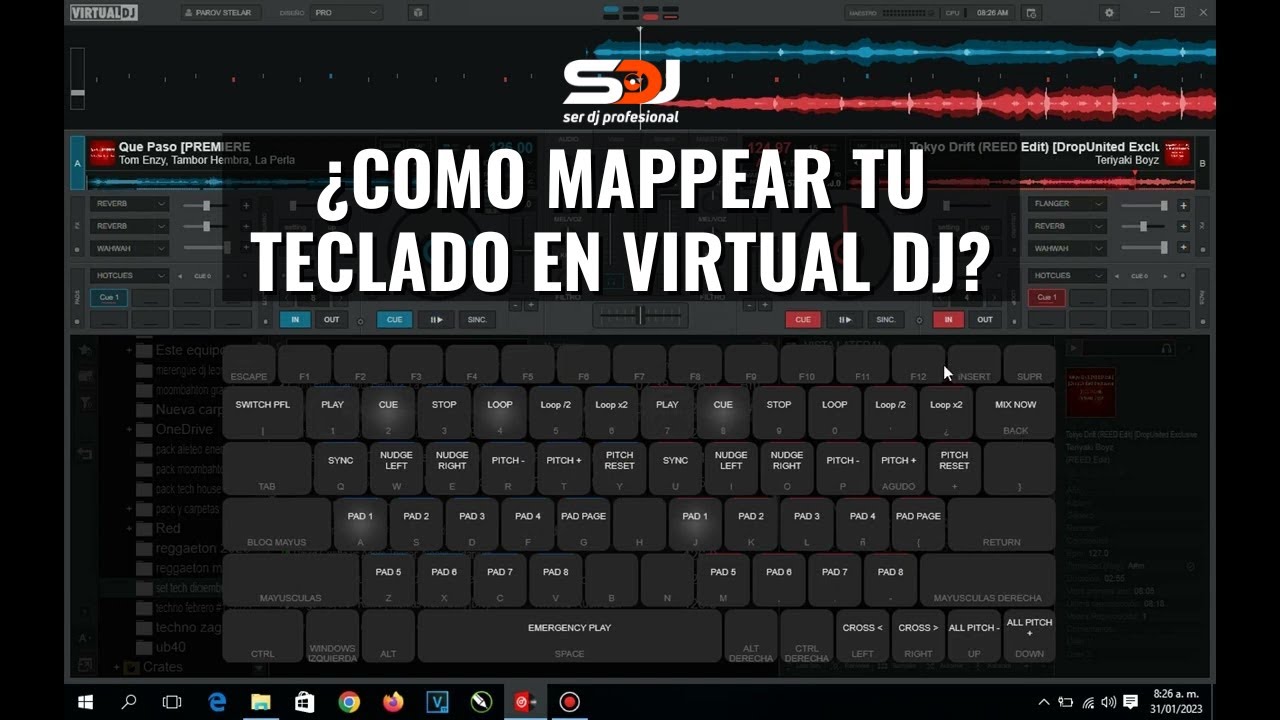 "Cómo mapear tu teclado para mezclar como un PRO en Virtual DJ" - YouTube