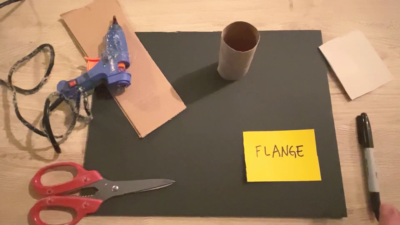 Cardboard Attachment How To- FLANGE - YouTube