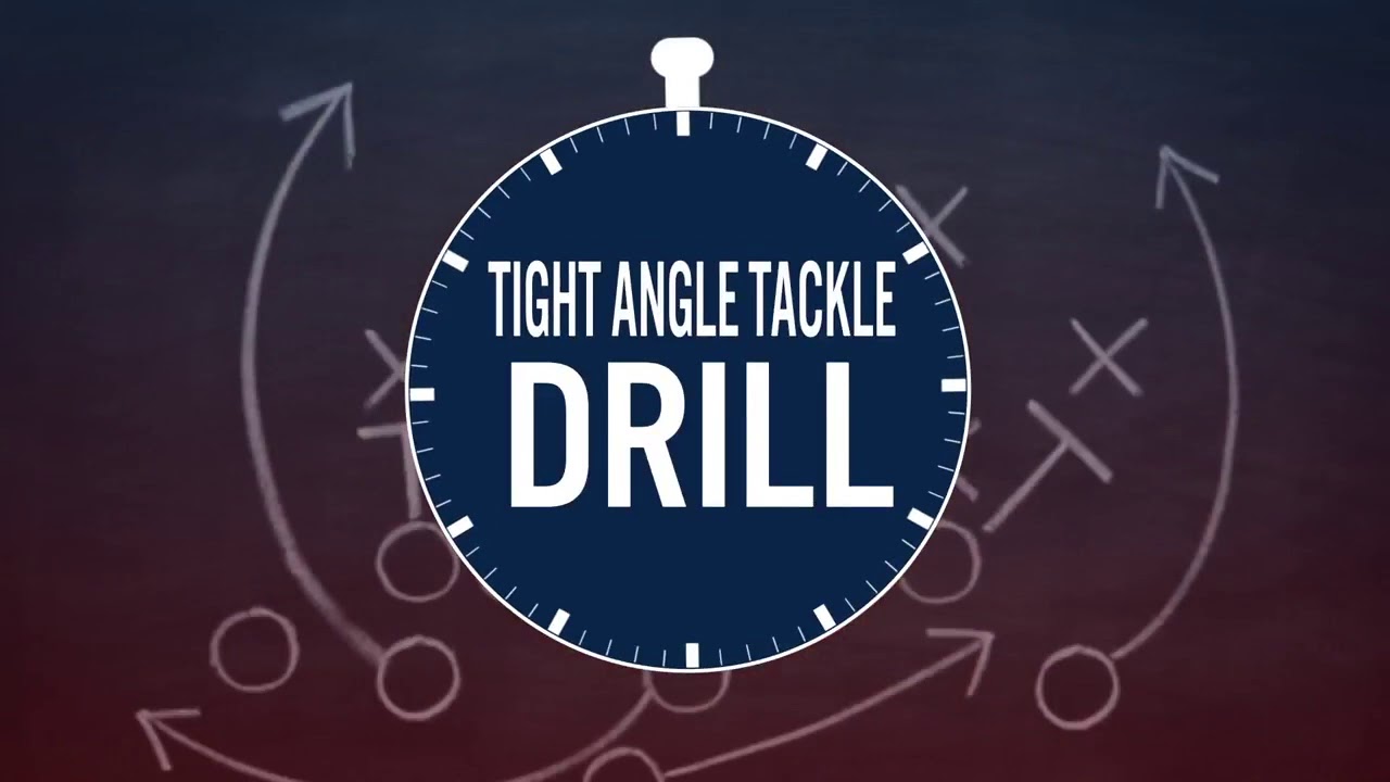 Tight Angle Tackle - USA Football Fundamentals - YouTube