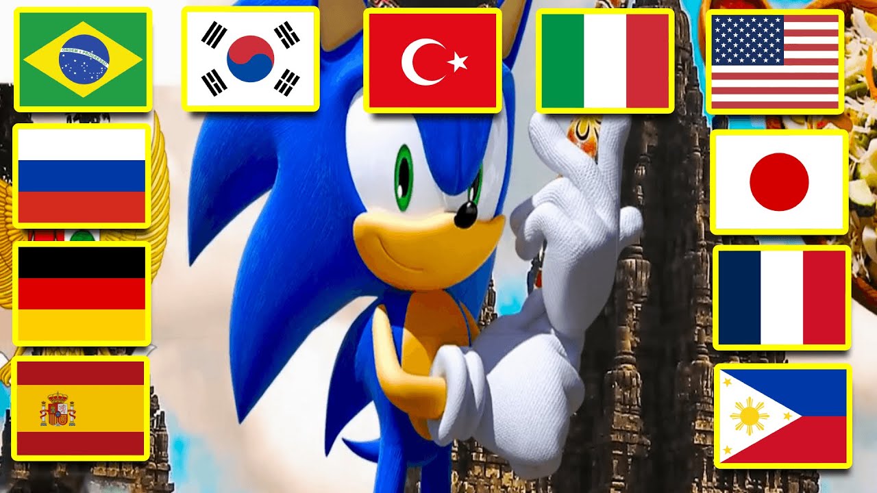 I MADE SONIC IN DIFFERENT LANGUAGES | SONIC MEMES | DIFFERENT LANGUAGES ...