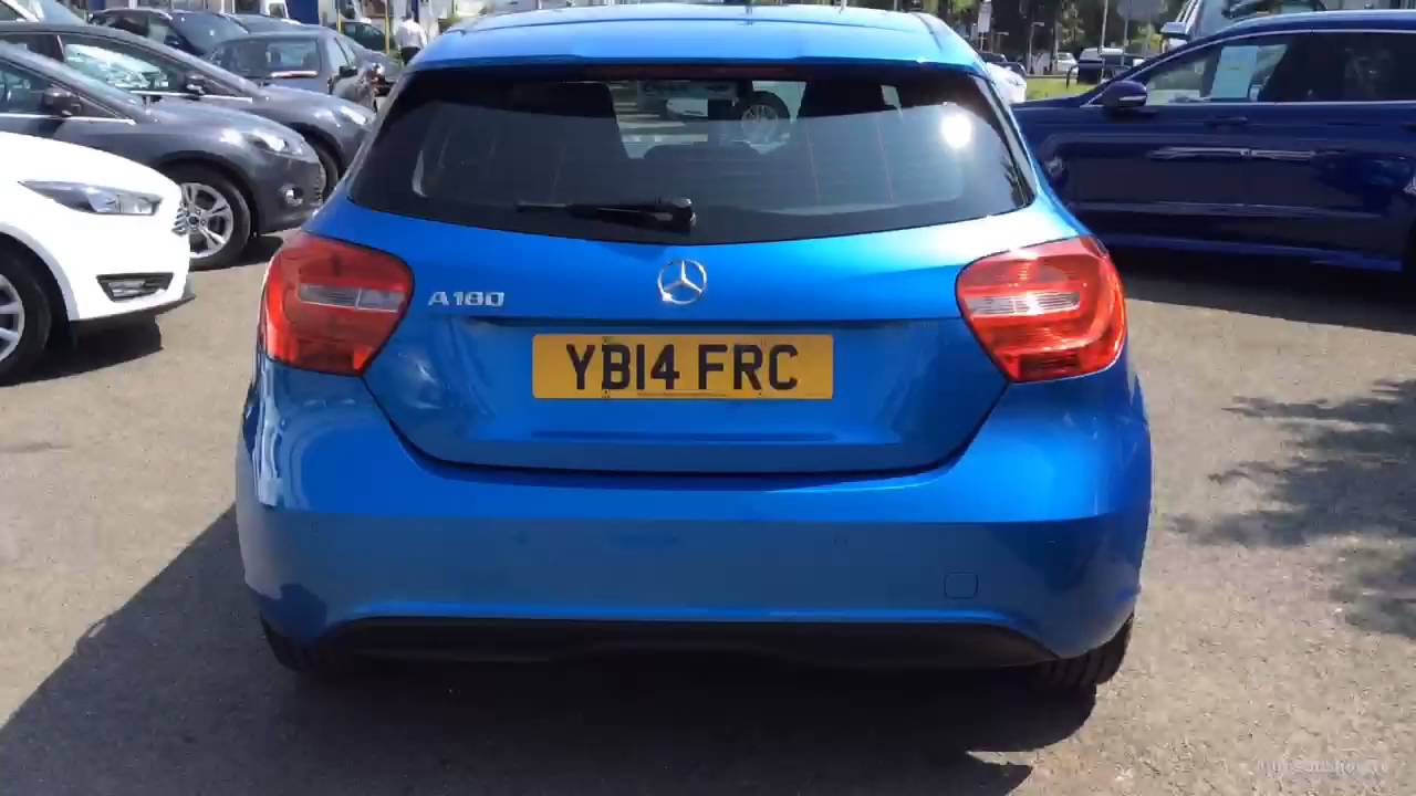 MERCEDES A-CLASS A180 BLUEEFFICIENCY SE BLUE 2014 - YouTube