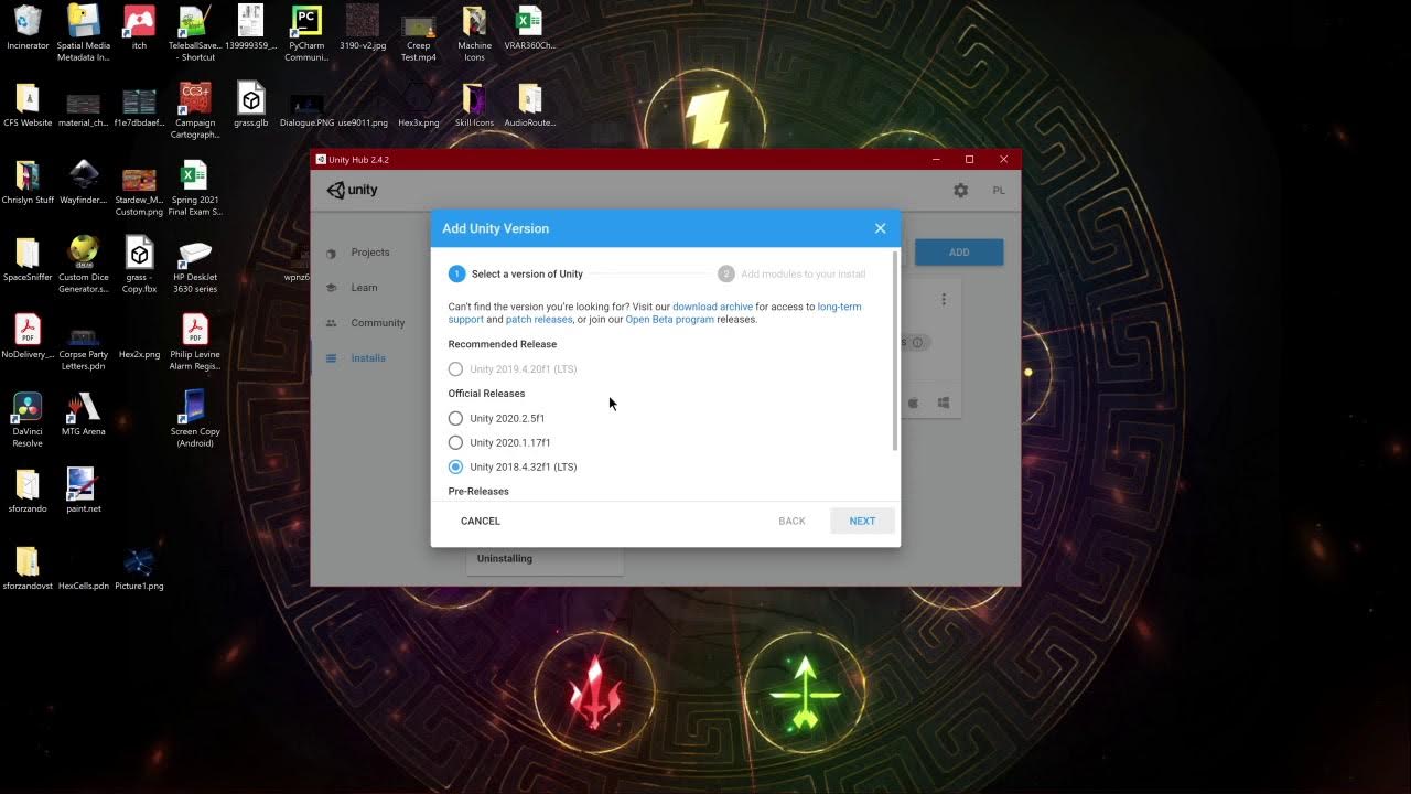 Getting Started With Unity - Unity Licenses and Installing a New Version of Unity - YouTube