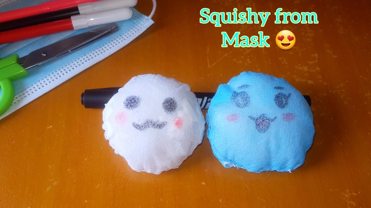 The EASIEST Cute Squishy Making with Mask 😲 DIY Squishy Craft / How to ...