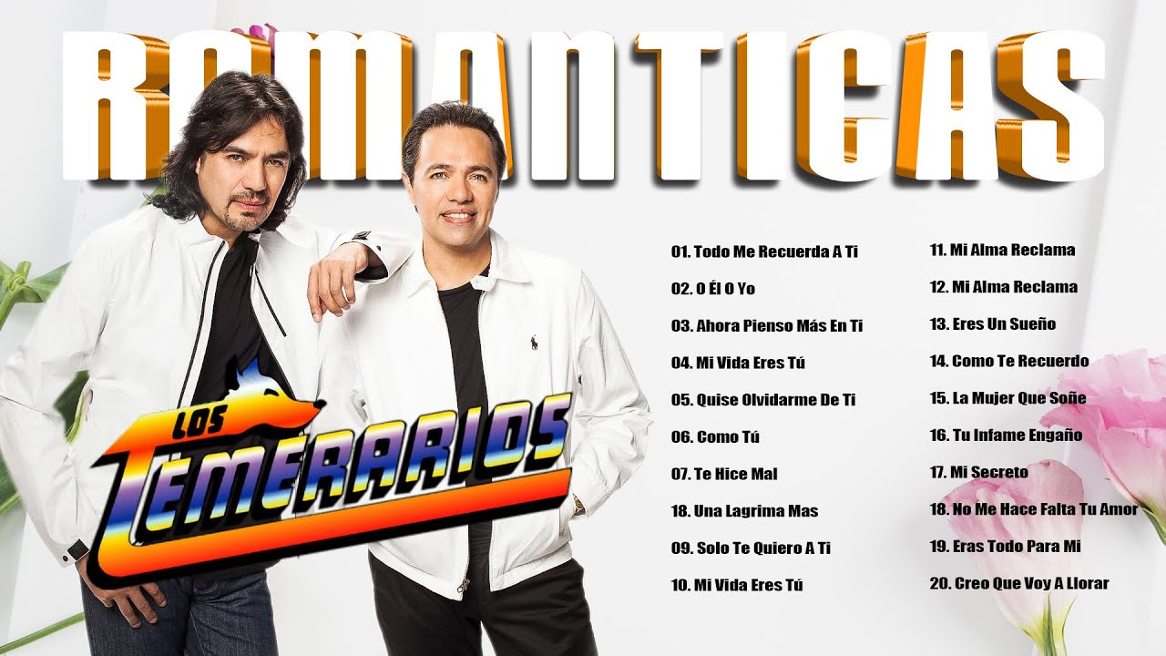 Los Temerarios Viejitas Romanticas Éxitos 💃 Los Temerarios Mix ...