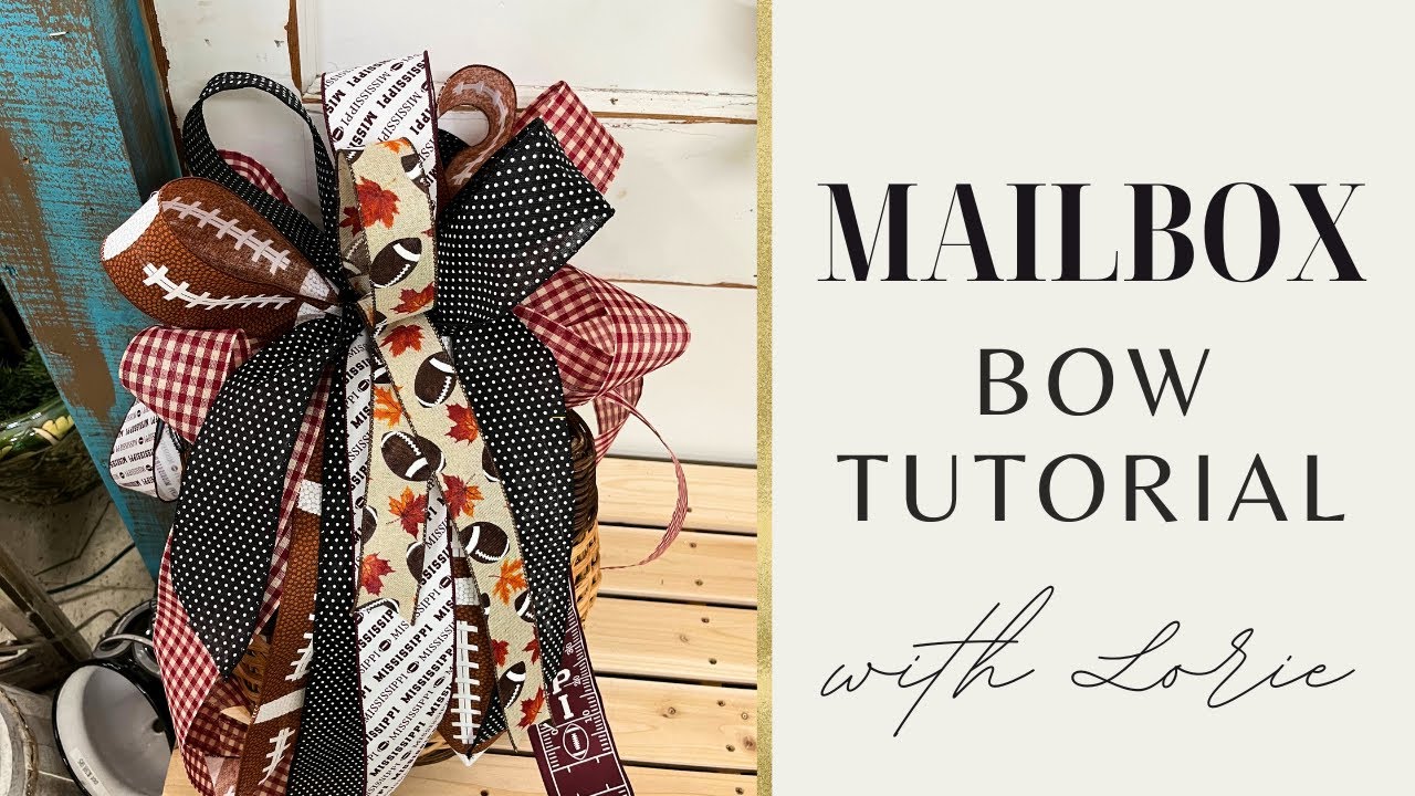 MAILBOX BOW TUTORIAL/EASY BOW TUTORIAL - YouTube