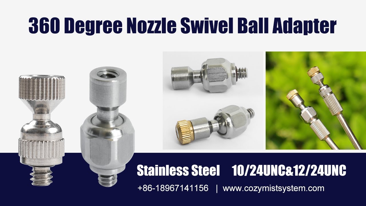 360 Degree Nozzle Swivel Ball Adapter - YouTube