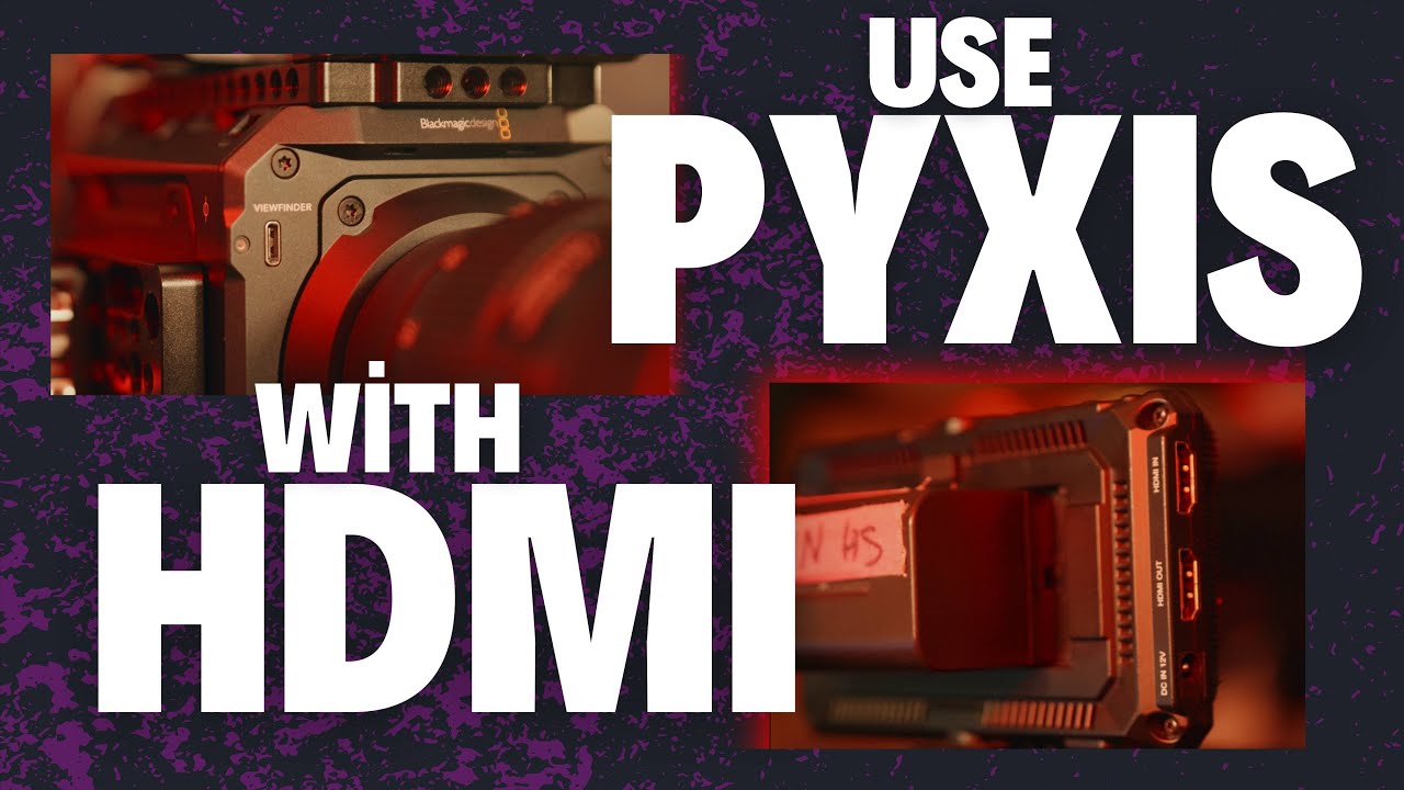 How to use your Pyxis 6k with HDMI monitors - usb-c to hdmi - YouTube