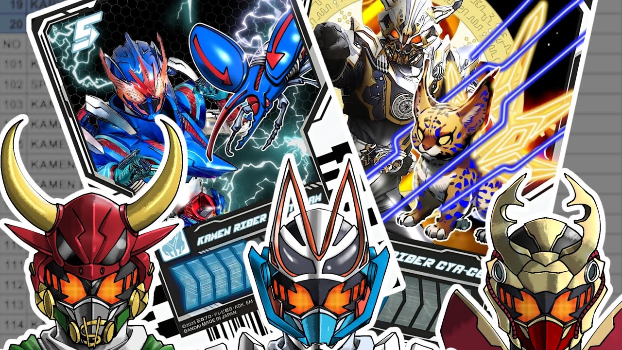 kamen rider Gotchard all Chemy Card and Form name - YouTube