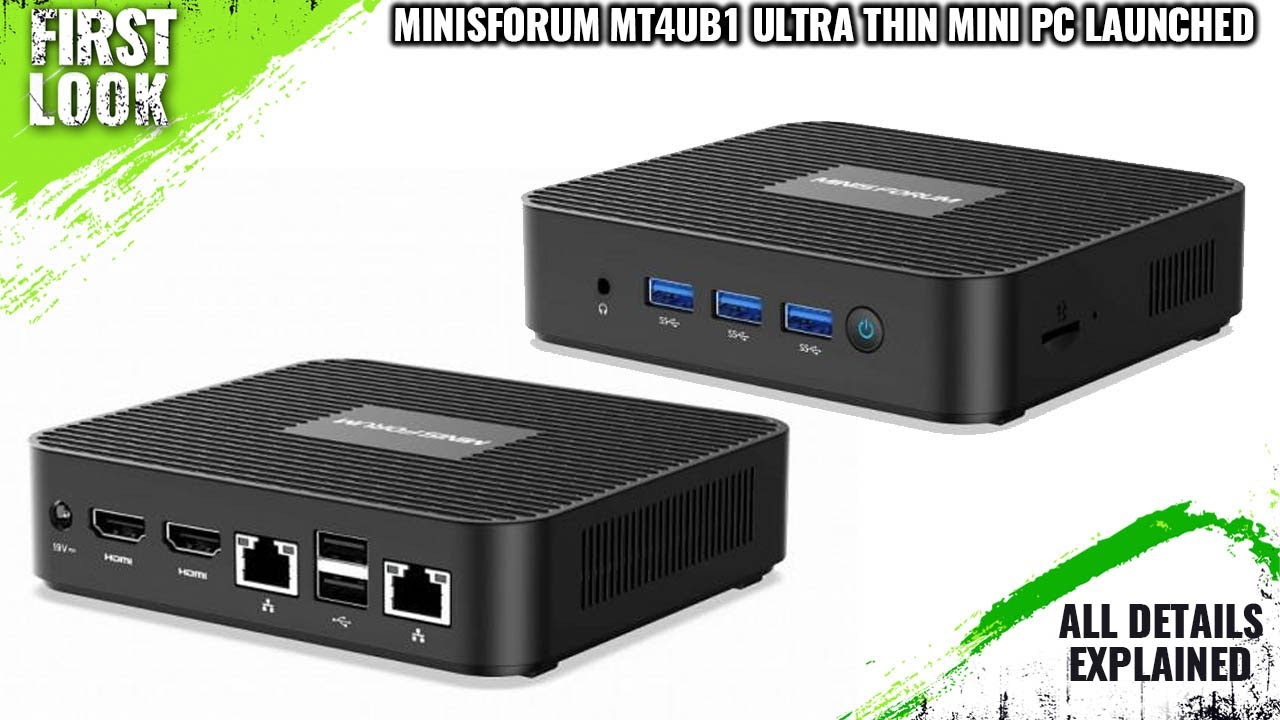 MINISFORUM MT4UB1 Ultra-thin Desktop PC Launched | Price From 159 USD ...