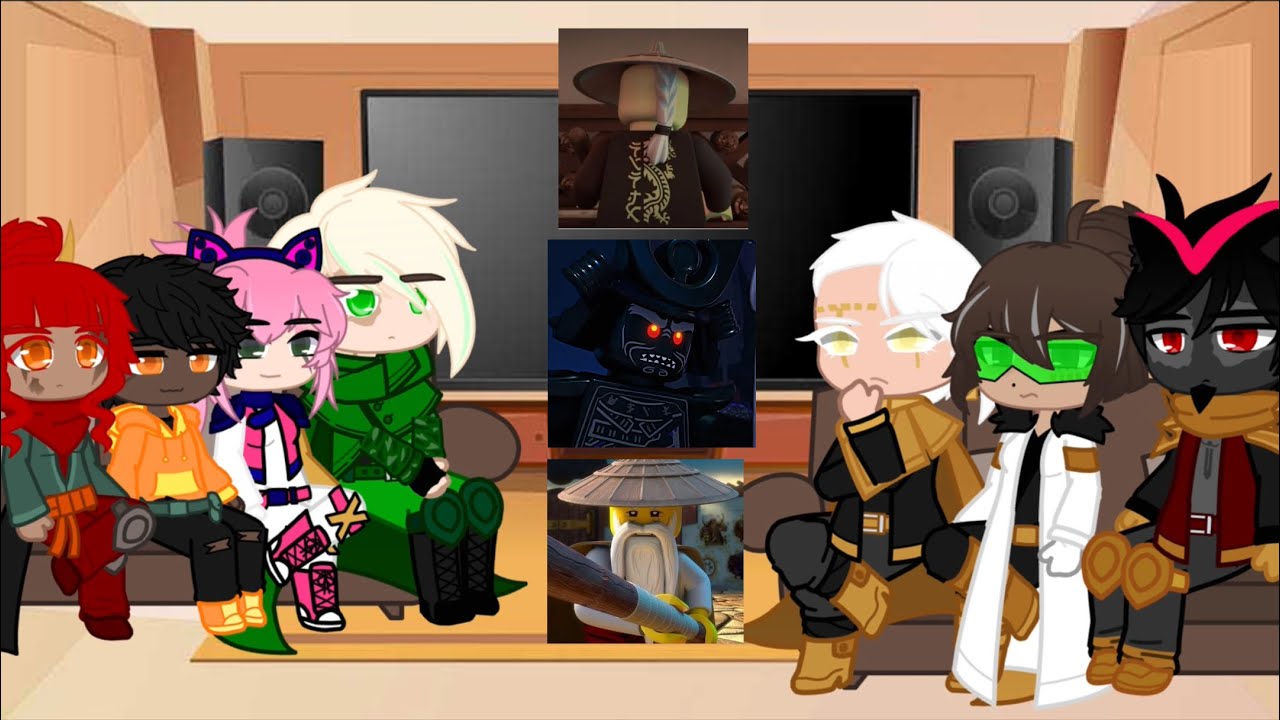 Ninjago Dragons Rising react (part 3/3) -Gacha Ninjago- [wu, Garmadon ...