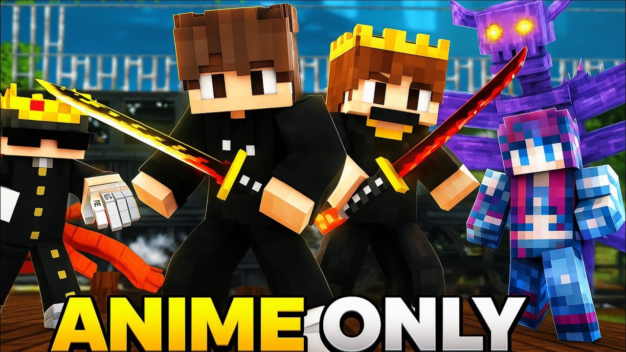 I Secretly Joined an Anime Only Minecraft Server! - YouTube