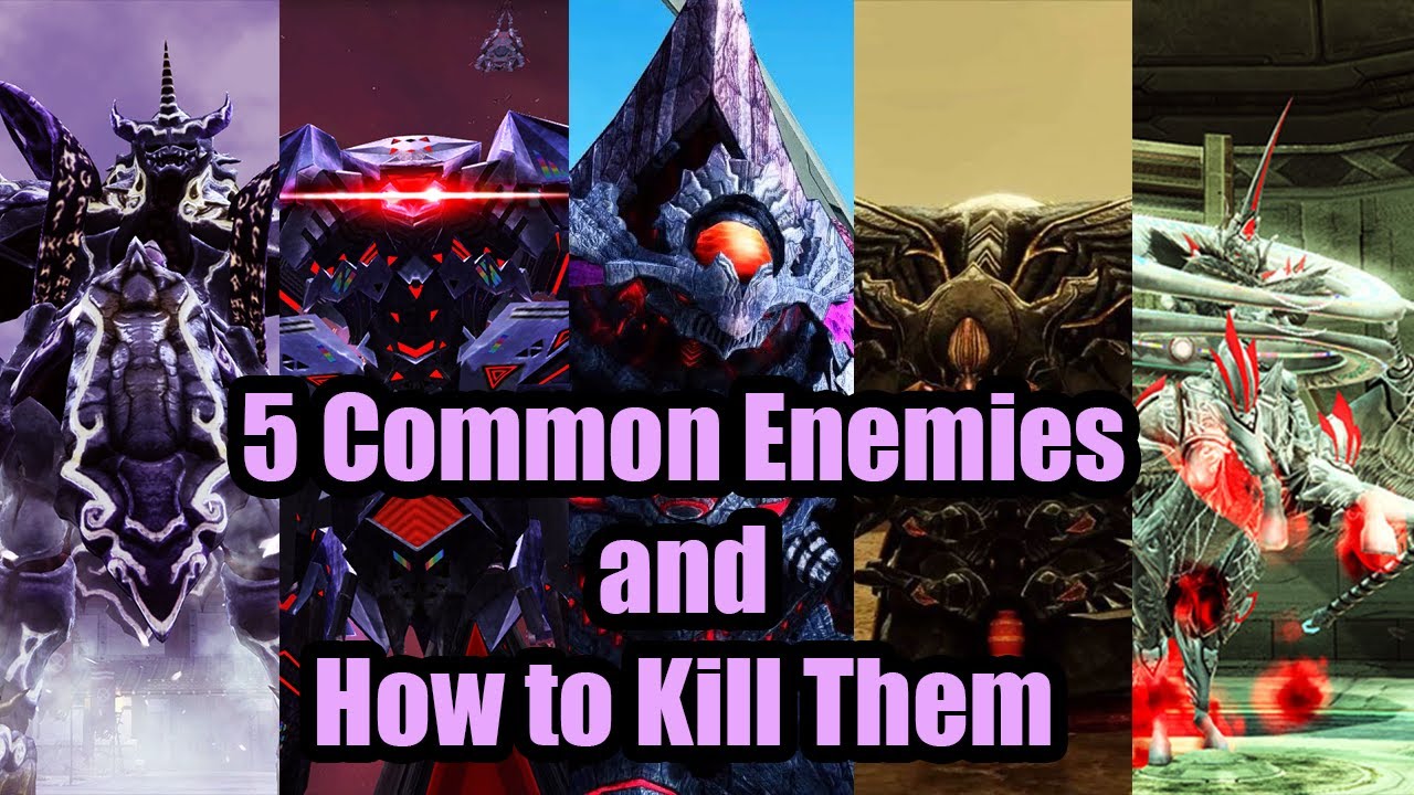 5 Common Enemies and How to Kill Them in PSO2 - YouTube