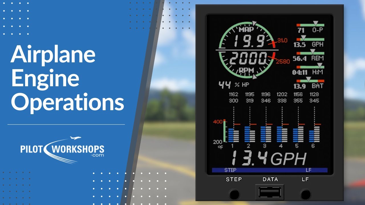 Get more out of your Airplane Engine -- all NEW course from Pilot ...